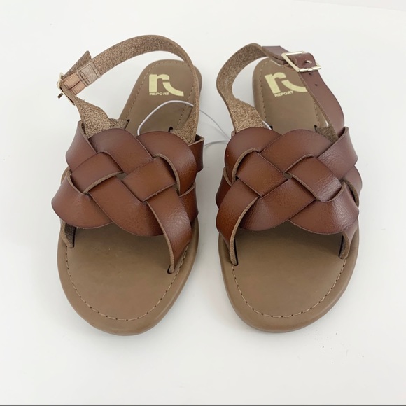 Report | Shoes | Report Braided Flat Sandals Buckle Slingback | Poshmark